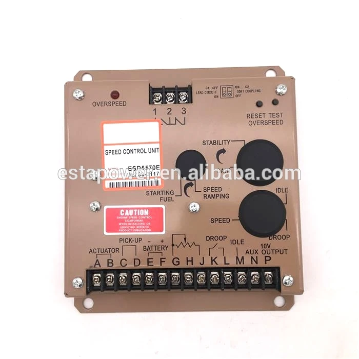 Generator set parts generators speed controller ESD5570E Speed control ...