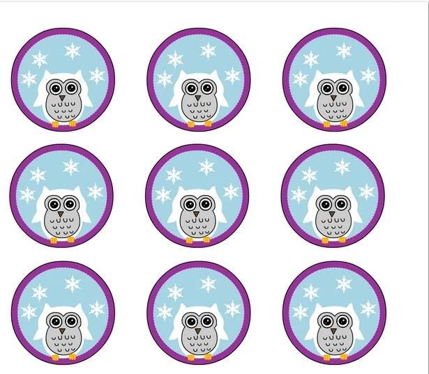 Owl Cupcake Toppers