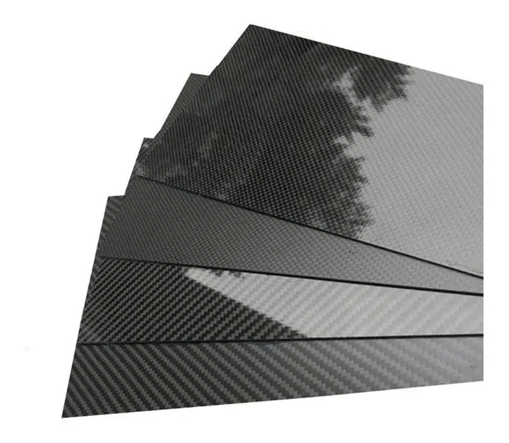 400x500mm 3K Pure Carbon Fiber Plate Sheet High Strength Plain Twill ...