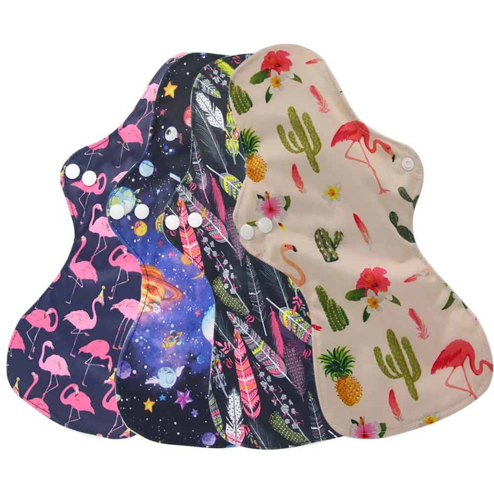 Compresas menstruales lavables de bambú orgánico, compresas sanitarias ...