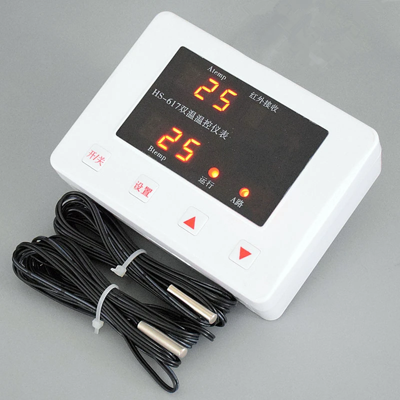 617A-Solar-Temperature-Difference-Comparison-Controller-Hot-Water-Return-Water-Circulation ...