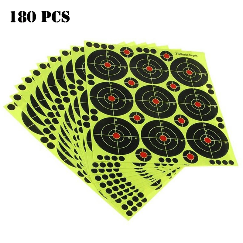 Shooting Target Sticker Splatter | Reactive Targets Shooting | Paper ...