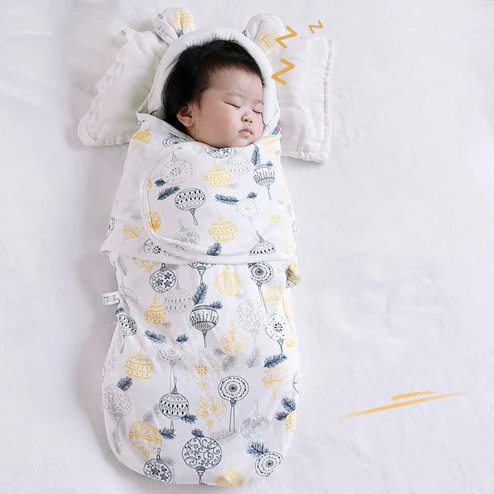 Baby Cocoon Swaddling Wraps 0 6 Months Newborn Baby Sleeping Bag Cute ...