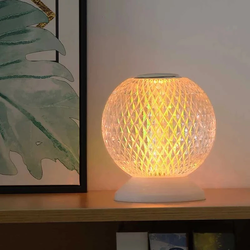 Acrylic-Crystal-Table-Light-Transparent-Prism-Desk-Lamps-Room-Bedside ...