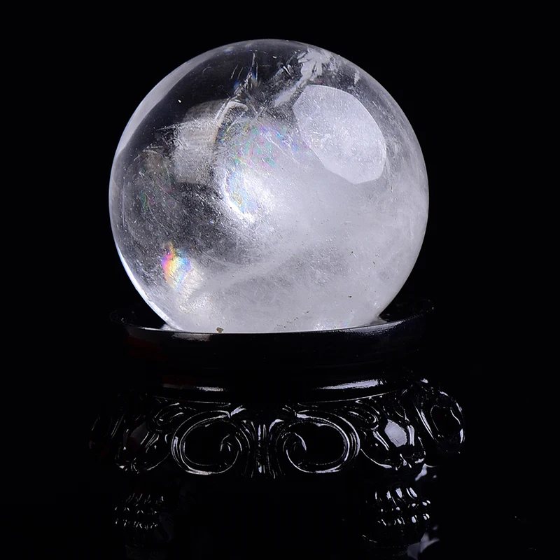 1PC Natural Rock Crystal Quartz Ball