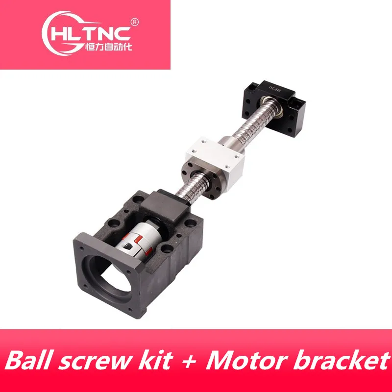 SFU1605/1610 Ball screw & HM12-57 HM15-86 Motor Bracket +BF12/15 ...