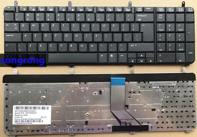 Laptop Uk Layout Keyboard Black Replacement For Hp Pavilion Dv7-2000 ...