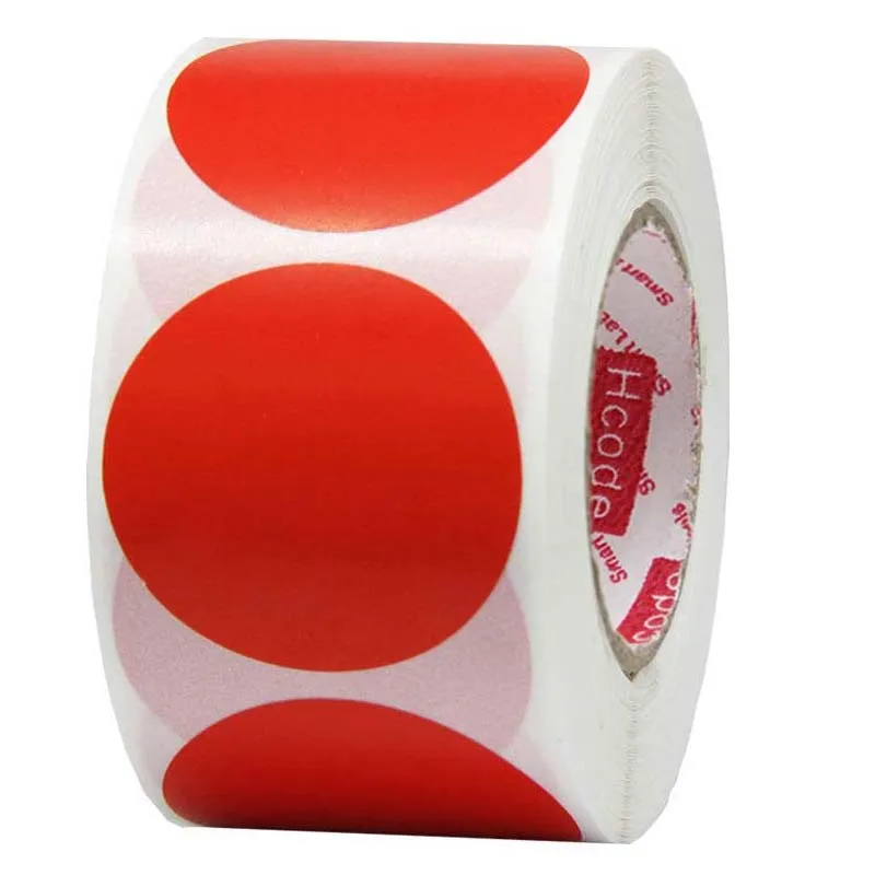 Gommette,Étiquettes adhésives rondes à points colorés, étiquette de ...