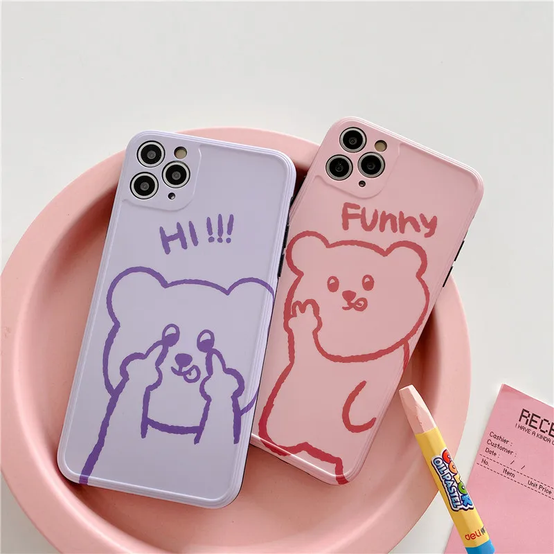 Funda trasera suave de silicona para chicas, carcasa mate de Santa ...