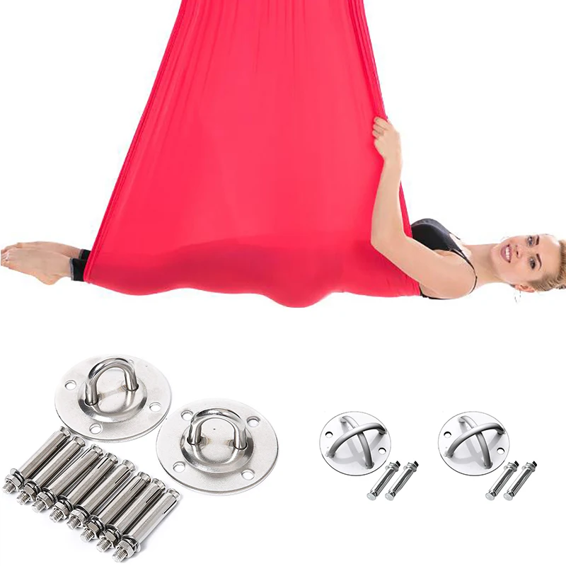 Aerial Silks Equipment Yoga Swing Silk Fabric Tissues Yoga Hammock ...