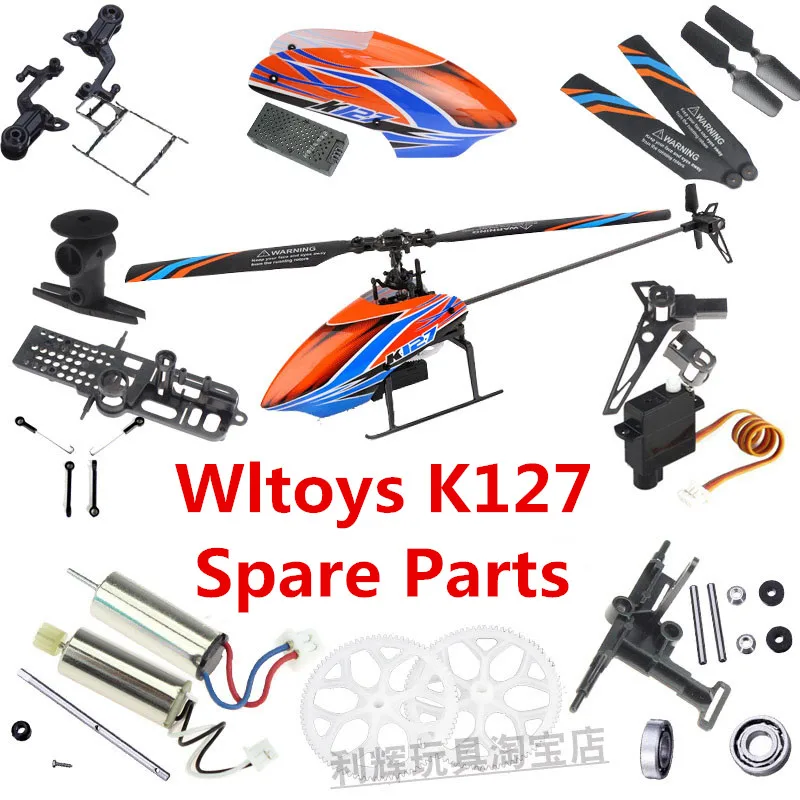 Rc Helicopter Spare Parts Propeller | Wltoys K127 Helicopter | Wltoy ...