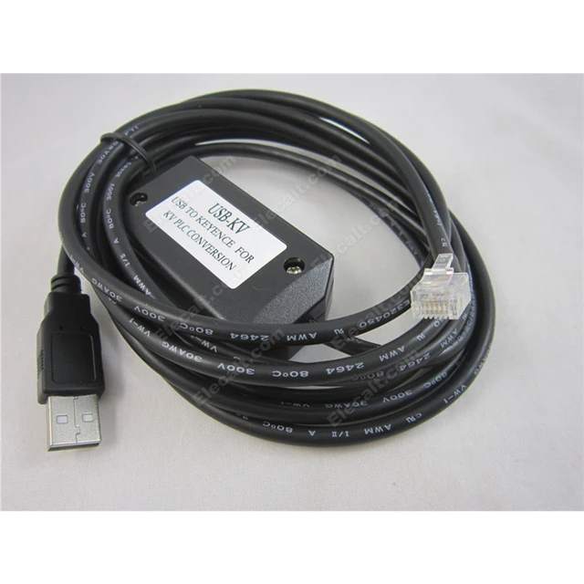 USB-KV Programming Cable For KEYENCE KV Series PLC, PC-KV, 59% OFF