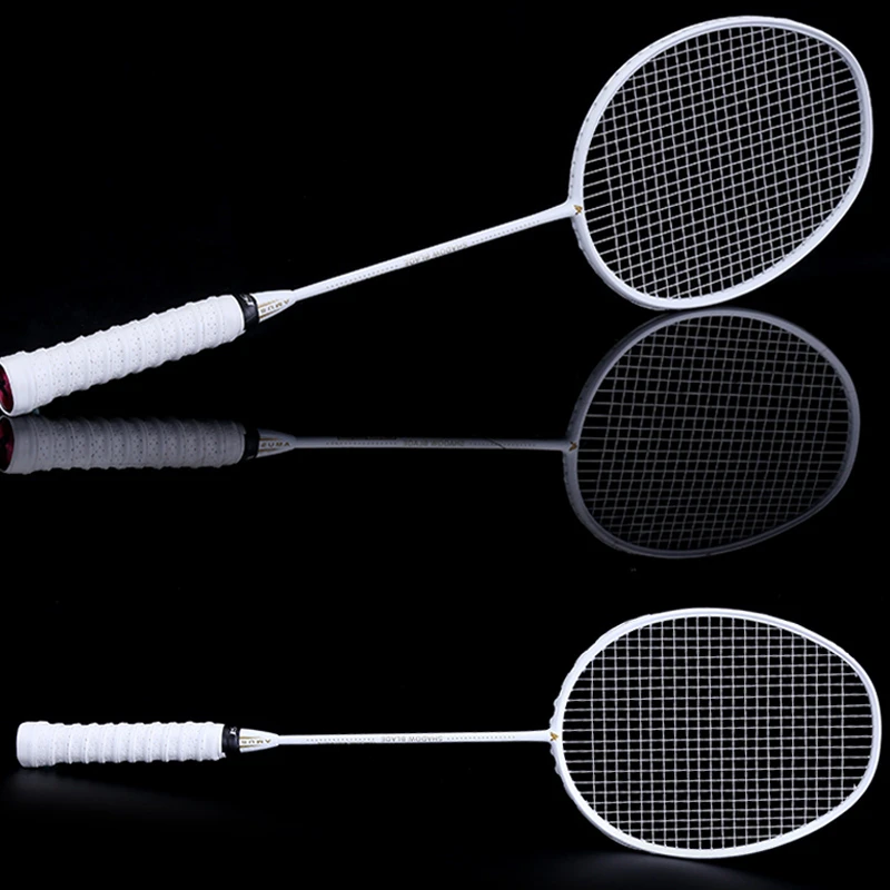 New Graphite Single Badminton Racquet Professional Carbon Fiber ...