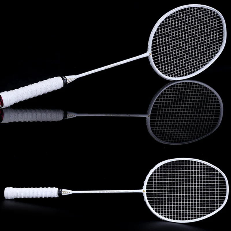 New Graphite Single Badminton Racquet Professional Carbon Fiber ...