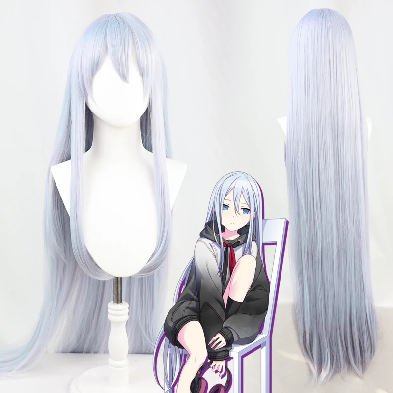 Yoisaki Kanade Wig Long Straight Synthetic Hair Cosplay Costume Wigs ...