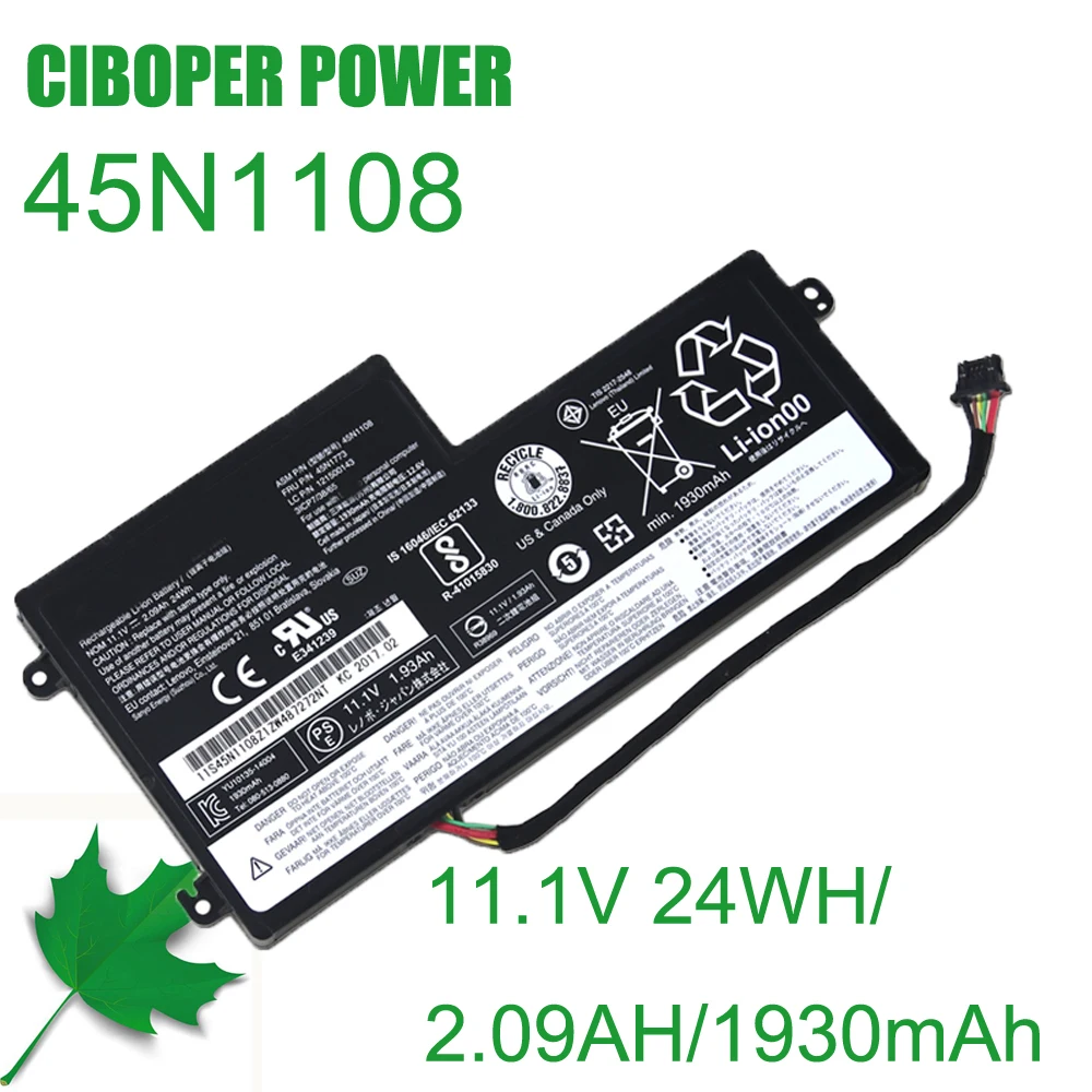 Original Laptop Battery 45n1108 For T440 T440s T450 T450s X240 X250 ...
