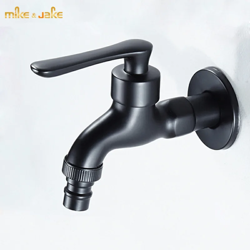 Bathroom-black-single-cold-tap-wall-Washing-machine-single-tap-cold ...