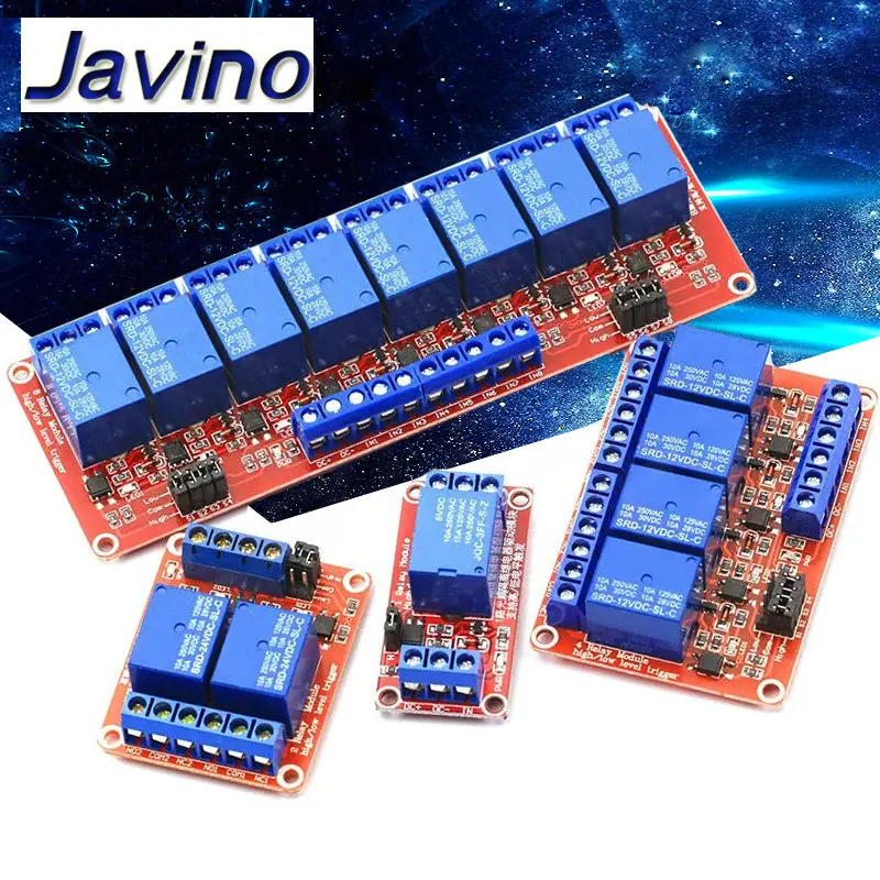 DC-5V-12V-24V-1-2-4-6-8-Channel-Relay-Module-Board-Shield-with ...