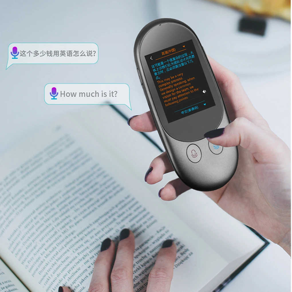 2.4inch Screen Translator Real Time Smart Voice Photo Translator 138 ...