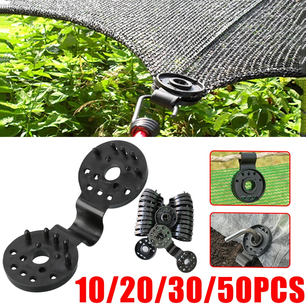 Garden Tools 50~10pcs Sunshade Net Clip Greenhouse Shade Cloth Clips ...