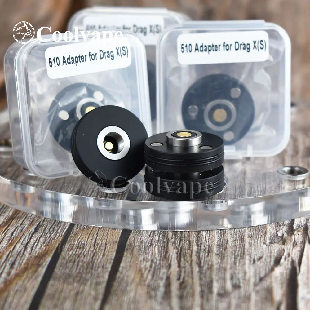 10pcs coolvape 510 Adapter Compatible for VOOPOO Drag X mod Drag S Vape ...