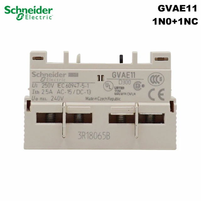 Schneider Electric GVAE11มอเตอร์Circuit Breaker Auxiliary Contact GV2 ...