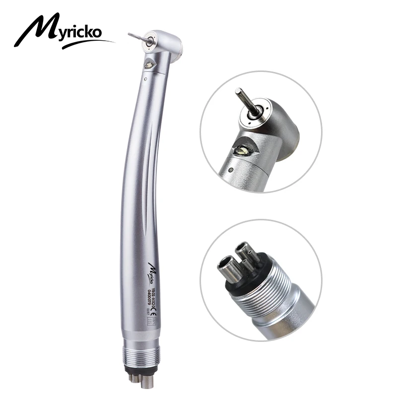 NSK Type Dental High Speed Open style LED Handpiece Standard Head Push ...