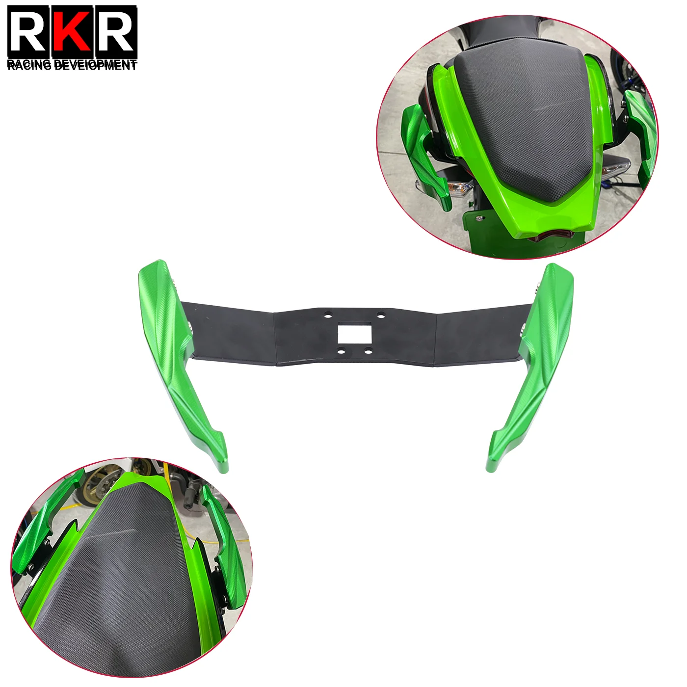 Motorcycle Tail Armrest Thickened Rear Passenger Handle CNC Aluminum ...