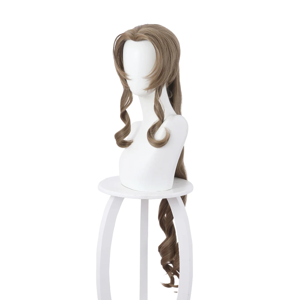Long Aerith Gainsborough Cosplay Wig - AllCosplay.com