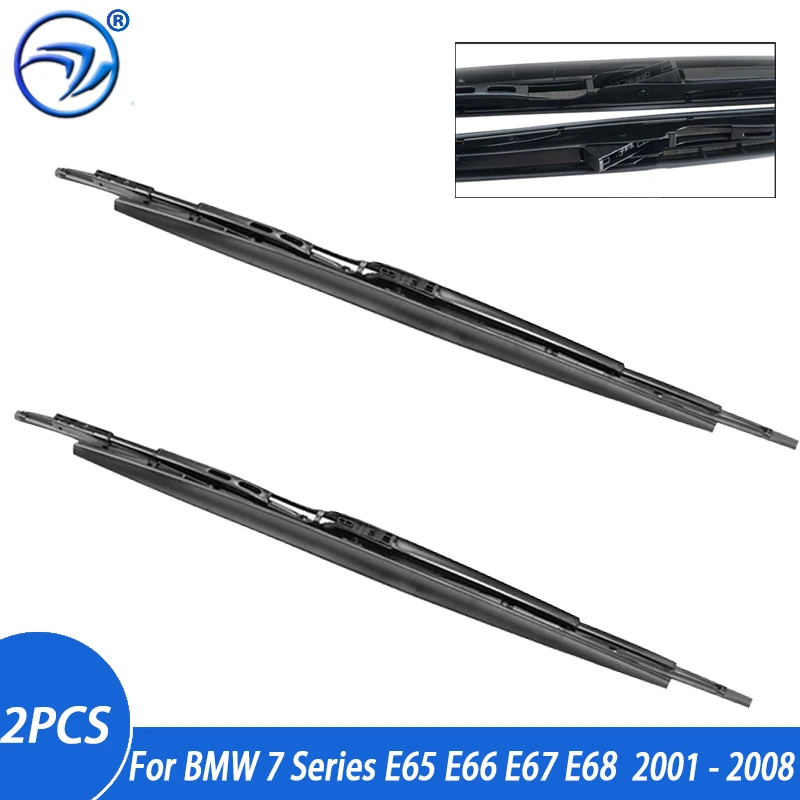 Wiper Blades For Bmw 7 Series E65 E66 E67 E68 F01 F02 F03 F04 730i 735i ...