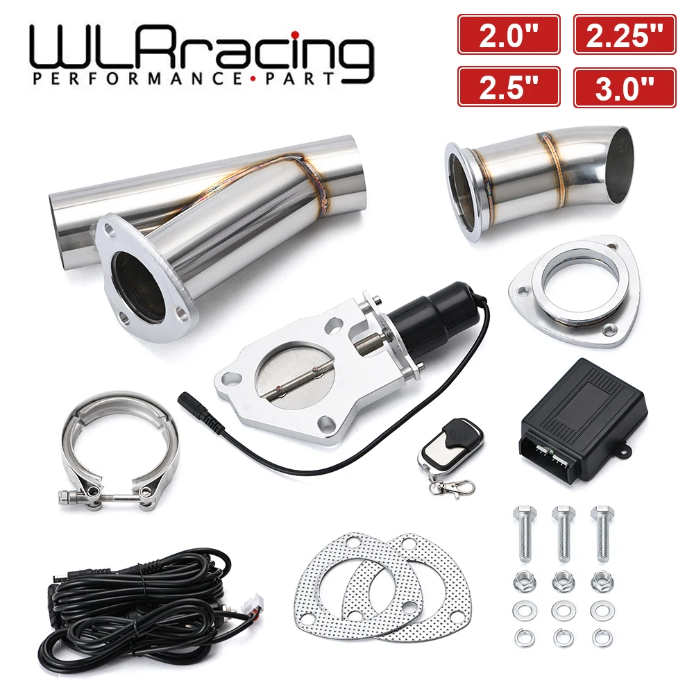 2" 2.25" 2.5" 3" Electric Stainless Exhaust Cutout Cut Out Dump Valve ...