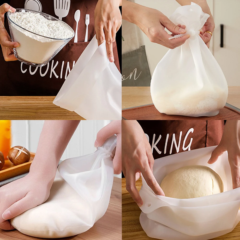 Silicone Flour Mixing Mixer Bag | Silicon Bag Kneading Dough - 3/6kg ...