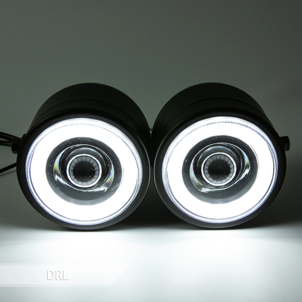 Motorcycle Twins Dual Headlight Double Headlamp For Harley Street Dual ...