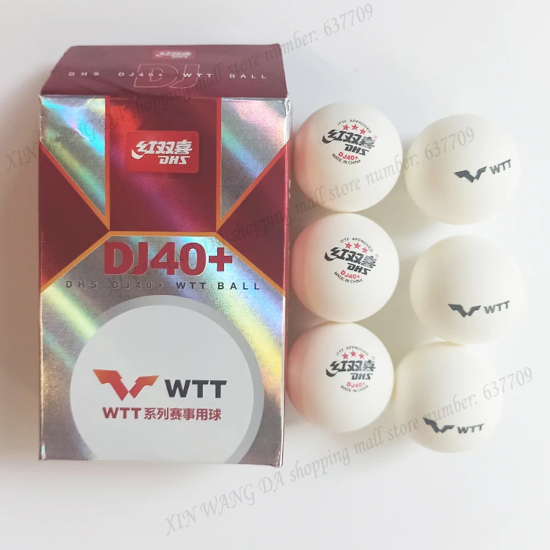Original Dhs Dj40+ 2021 Wtt 2020 Tokyo Ittf 2020 Busan Memory Of Table Tennis Ball For Table ...