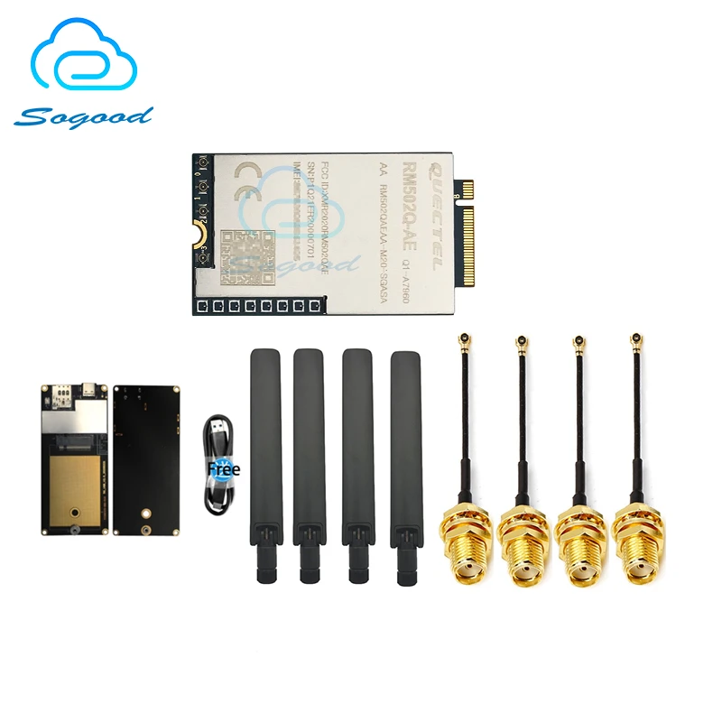 Quectel 5g Module Rm502q-ae Sub-6ghz Lte Cat20 Compatible With Quectel ...