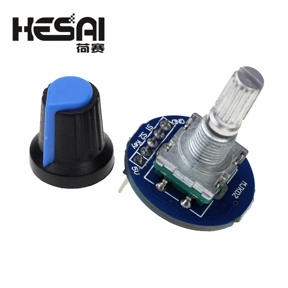 Rotating Potentiometer Knob Cap Digital Control Module Rotary Encoder ...