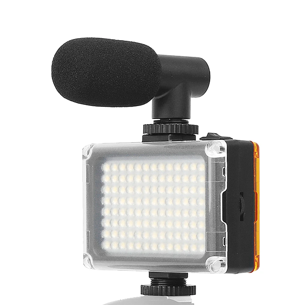 Vlog LED Video Light on Camera DSLR Photo Lighting with Cold Shoe Mount ...