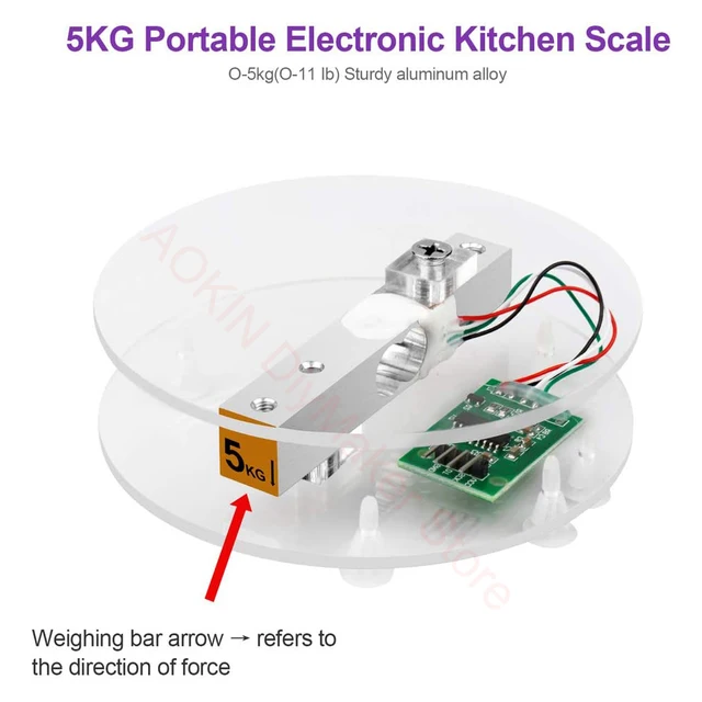 Arduino Weighing Scale With Load Cell And HX711 — Maker, 59% OFF