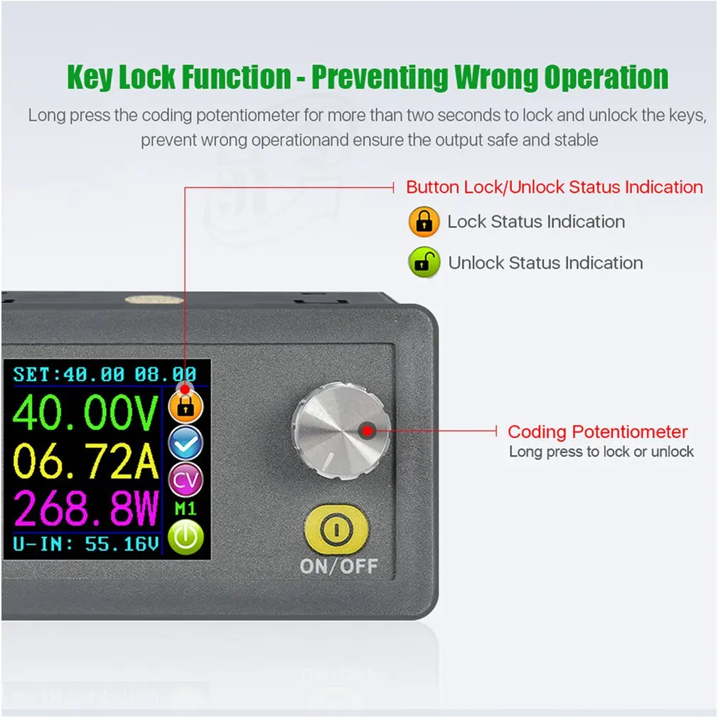 DPS5015 Communication Constant Voltage Current DC Step-down Power ...