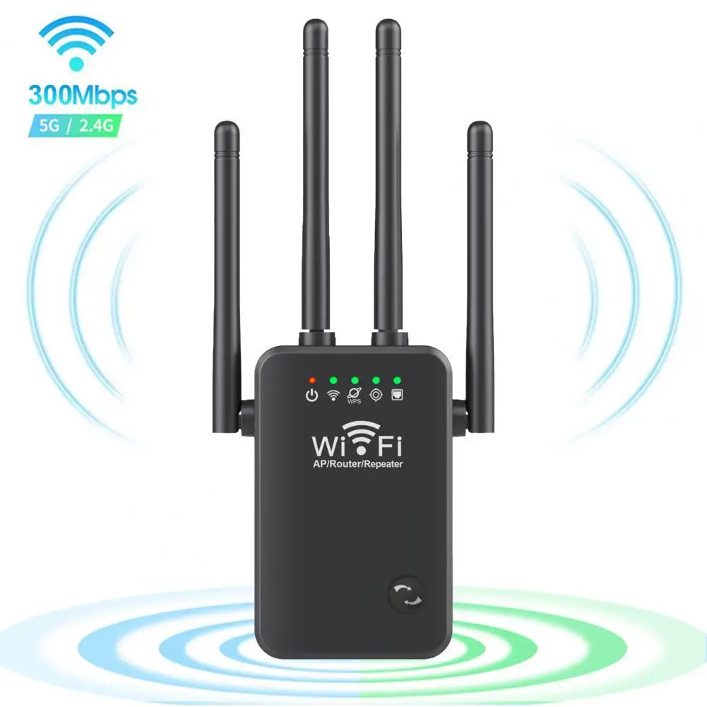 범용 와이파이 리피터 300mbps 무선 와이파이 라우터 익스텐더 부스터 신호 증폭기 홈 와이파이 신호 익스텐더 Euus