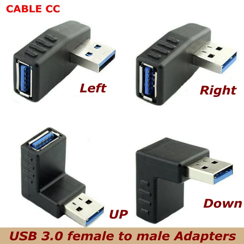 USB 3.0 extended elbow USB 3.0 AM*AF Adapter for mobile computer data ...