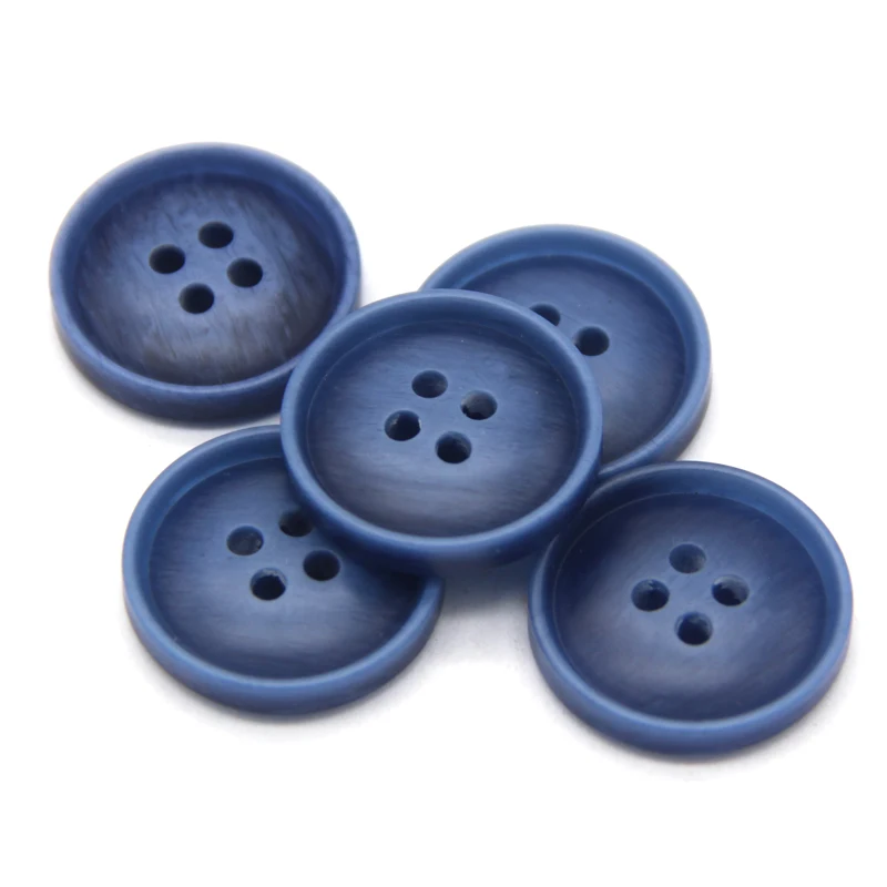 15mm 20mm Blue Resin Men Suit Coat Buttons For Clothing Jeans Pants ...