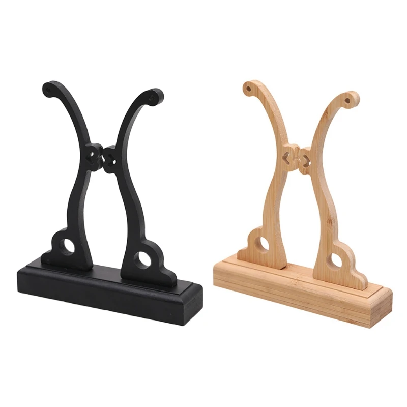 Chinese-Hand-Fan-Stand-Wood-Sturdy-Folding-Fan-Stand-Round-Fan-Display ...