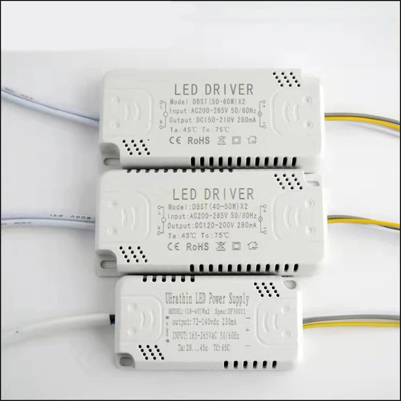 LED Driver 1 color and 3 colors Adapter For LED Lighting AC220V Non ...