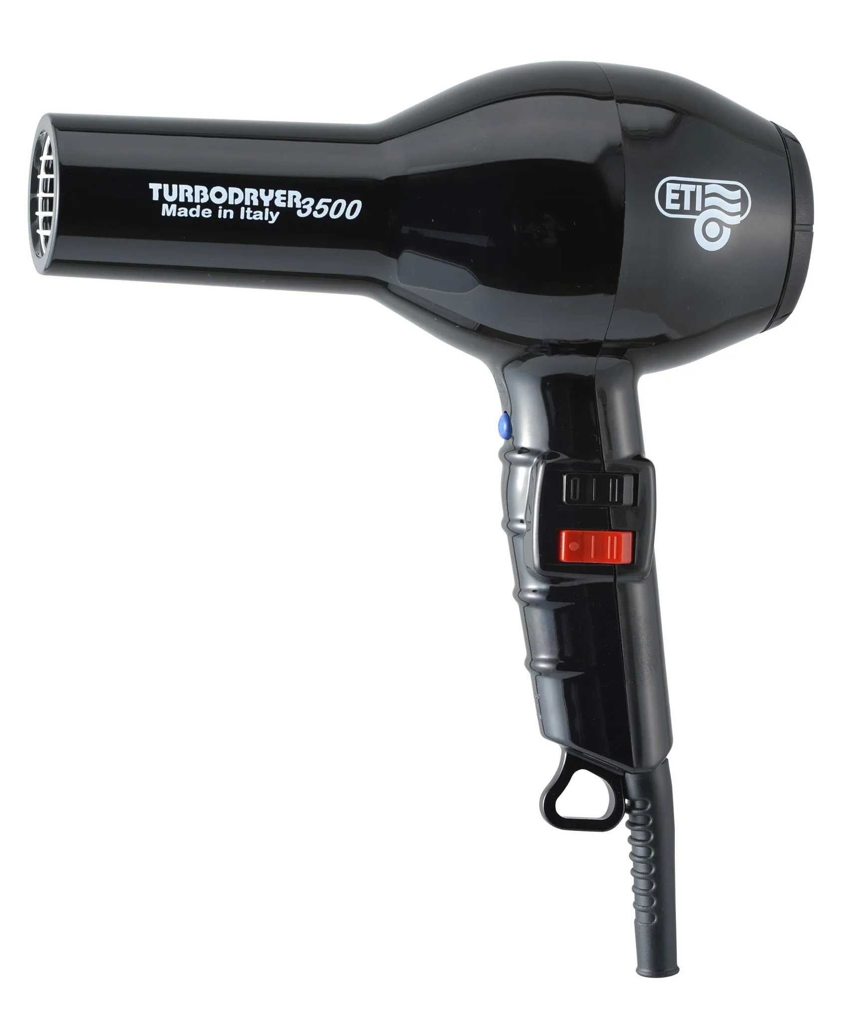 Hair dryer ETI turbodryer 3500, 2000 Watt, black hair dryer styling ...