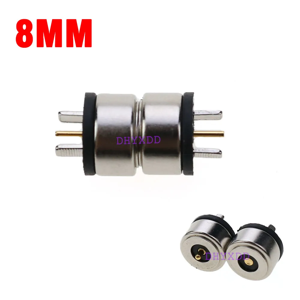 8mm-2Pin-5V-2A-High-Current-Magnet-Spring-Loaded-Magnetic-Cable-Pogo ...