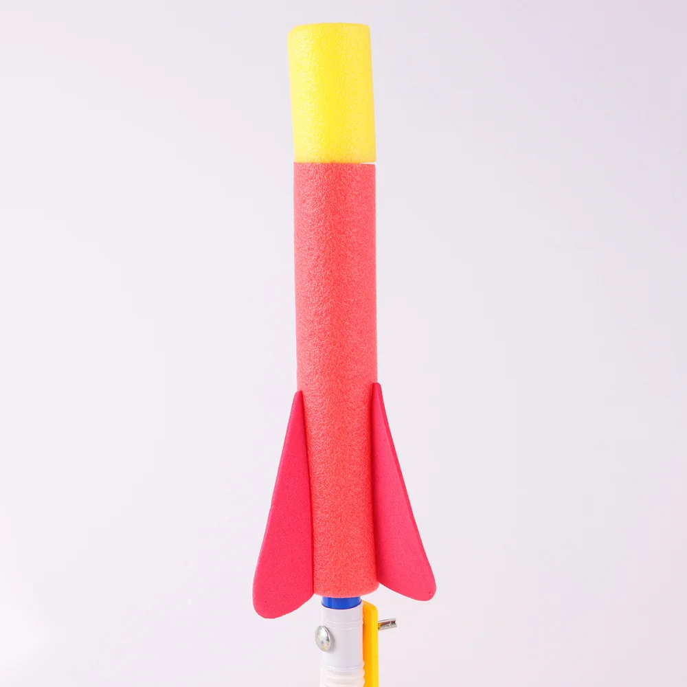 Children Pneumatic Rocket Launcher Toy Soft EVA Pump Toys Creative ...