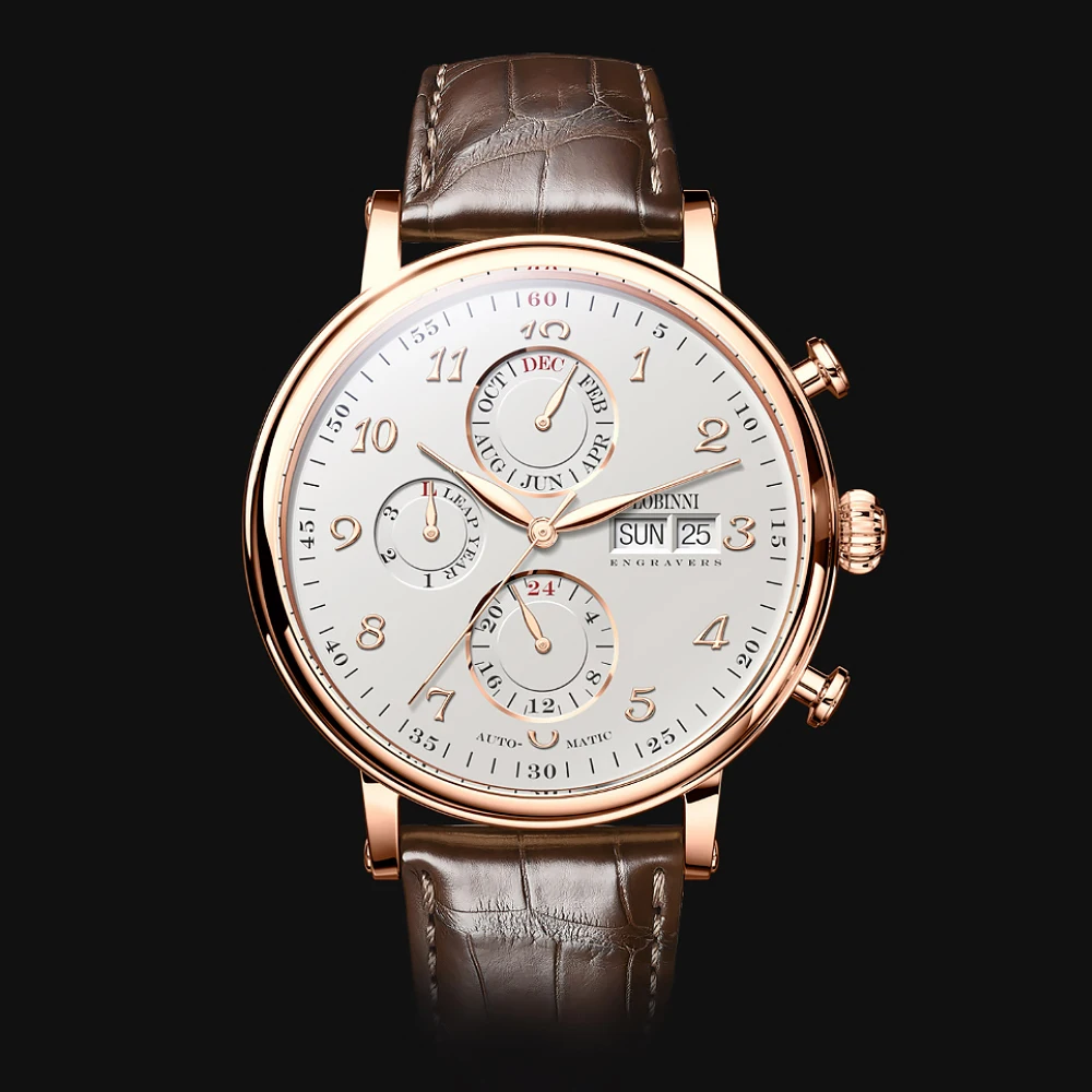 LOBINNI Luxury Mechanical Gear Watch Men gift Seagull Movement ...