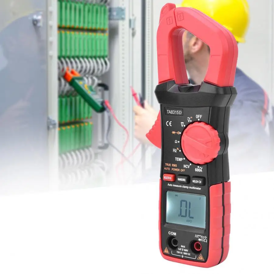 Clamp Multimeter TA8315D Multifunctional Digital Handheld Screen Clamp ...