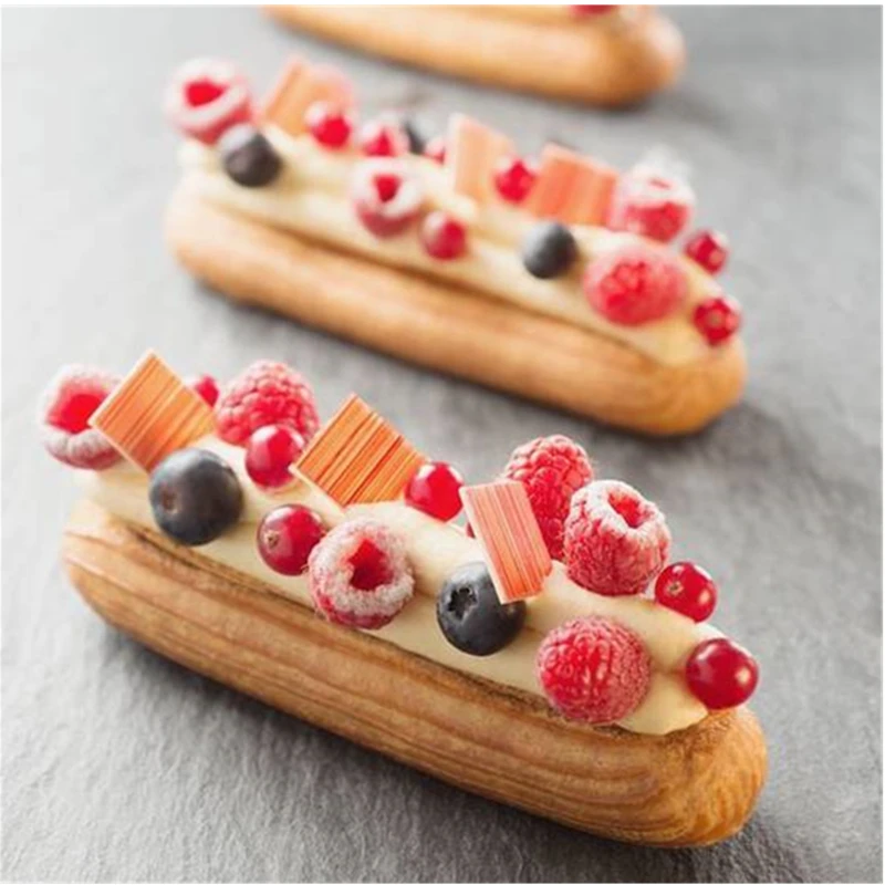 1pc Baking Mats 24-cavity Éclair Mold Dessert Tools Eclair Mold 600 ...